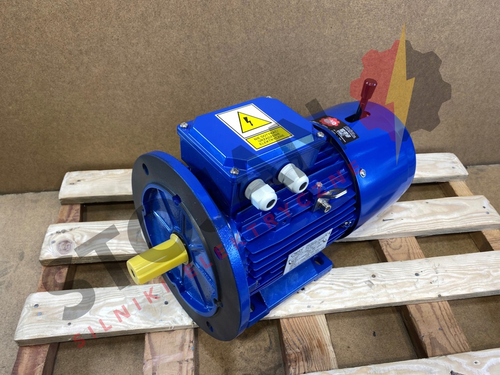 silnik elektryczny 2,2kW 1420obr. 3fazowy HAMULEC - 12061779793 - oficjalne archiwum Allegro