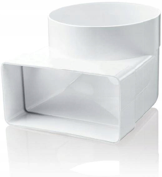 Kolano łącznikowe 204x60 Ø100 do kanałów okrągłych - 12540941684 ...