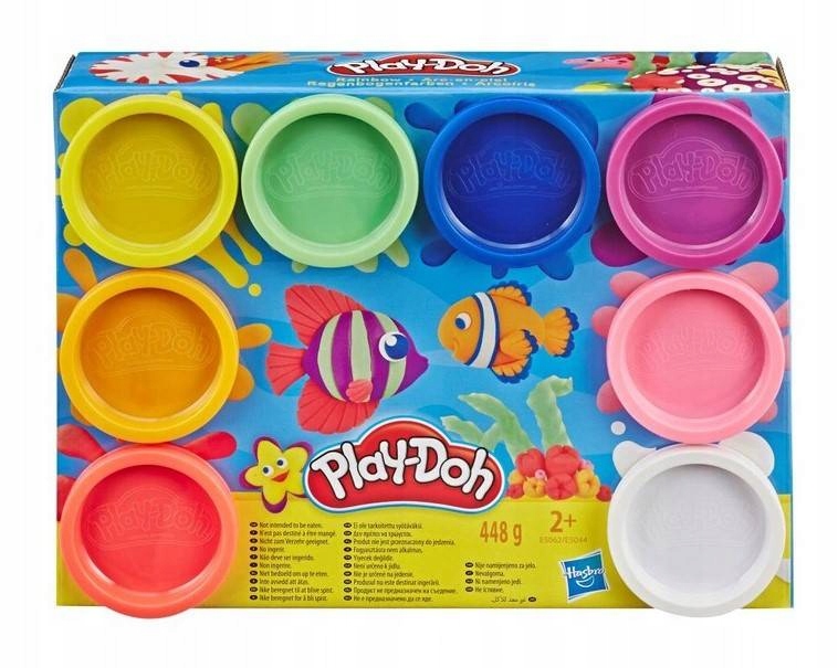 Hasbro Play Doh Ciastolina 8 Kolorów 448g - 10735722153 - oficjalne archiwum Allegro