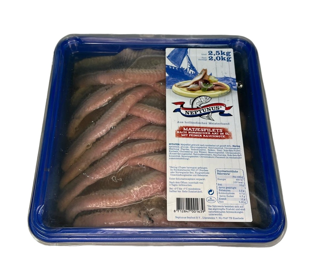 MATJAS HOLENDERSKI PODWĘDZANY W OLEJU 2KG - 13306839590 - oficjalne ...