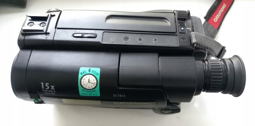Kamera Grundig LC735E Video8 Hi8 klon Sony CCD TRV - 9788704868 ...