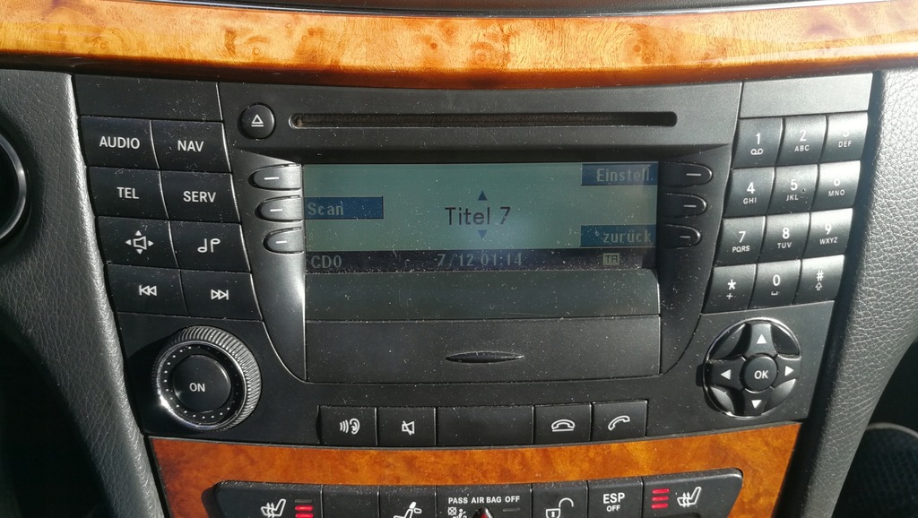 MERCEDES W211 RADIO CD NAVI NAWIGACJA ŁADNE - 9100034286 - oficjalne ...