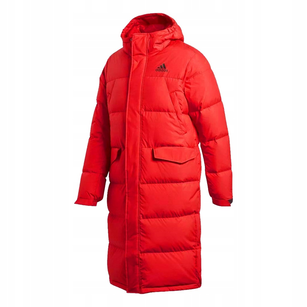 ADIDAS PŁASZCZ PUCHOWY CIEPŁY 3-STRIPES LONG 2XL - 12590137125 ...