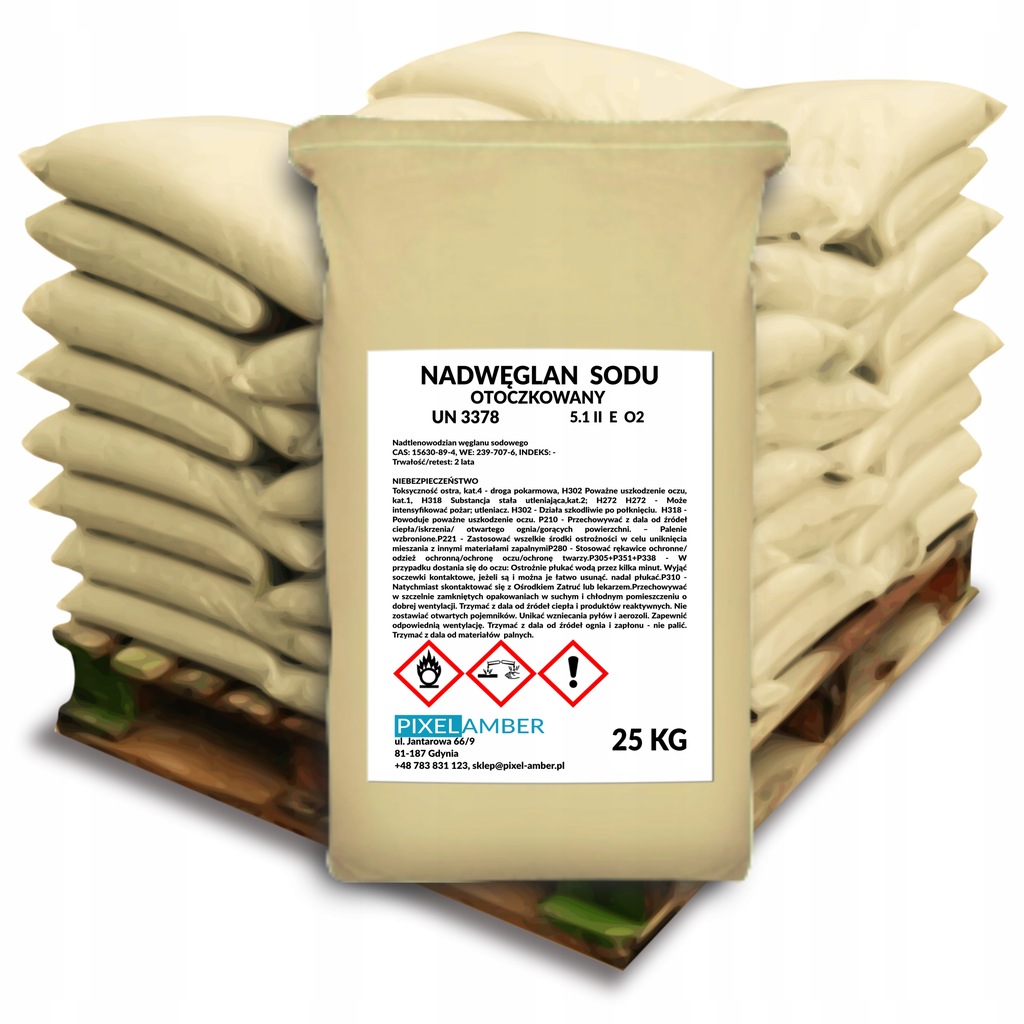 NADWĘGLAN SODU 25kg CZYSZCZENIE PRANIE AKTYWNY O - 9640134497 ...