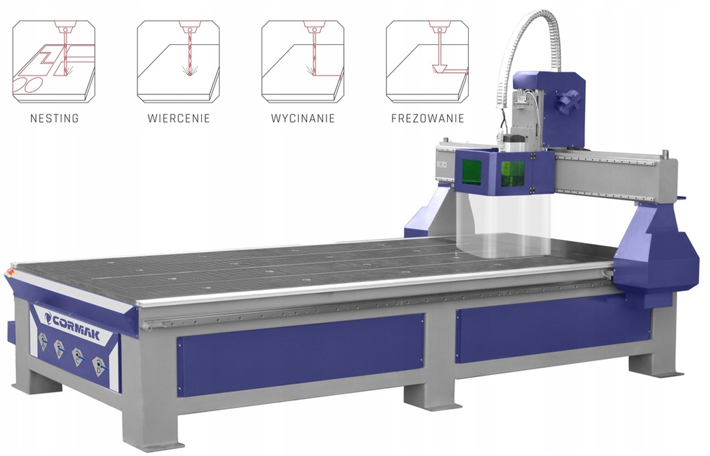 CENTRUM OBRÓBCZE FREZARKA 2131 5,5kW SERWO + POMPA - 8885677605 - oficjalne archiwum Allegro
