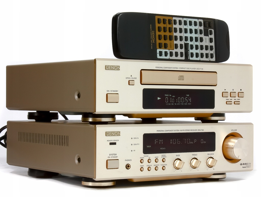 DENON DRA-F100 MINIWIEŻA STEREO Z CD RDS PILOT - 13919745528 ...