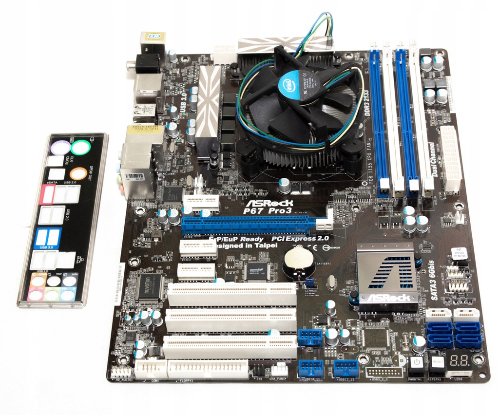 Płyta główna ASRock P67 Pro3 LGA1155 i5-2500K - 13966784767 - oficjalne ...