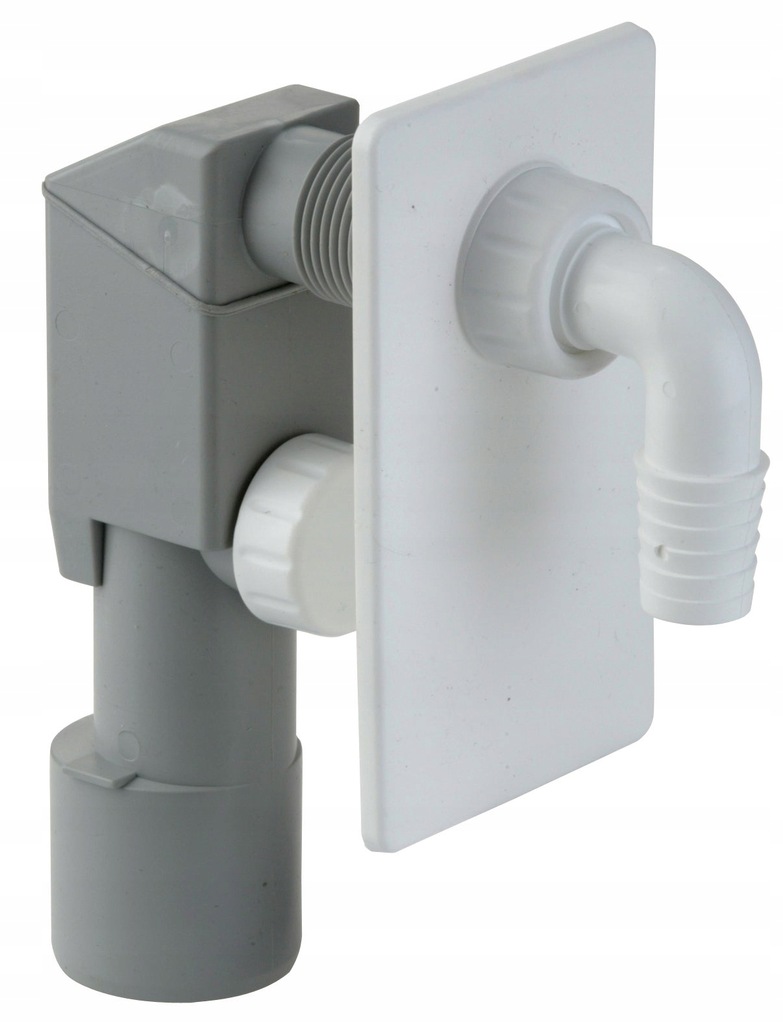 Syfon podtynkowy do pralki biały - 13182648609 - oficjalne archiwum Allegro