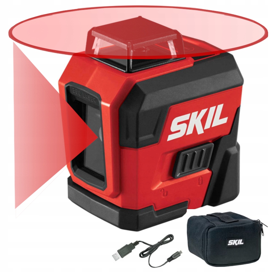 SKIL 1960 LASER KRZYŻOWY POZIOMICA LASEROWA 20m - 8119524812 ...