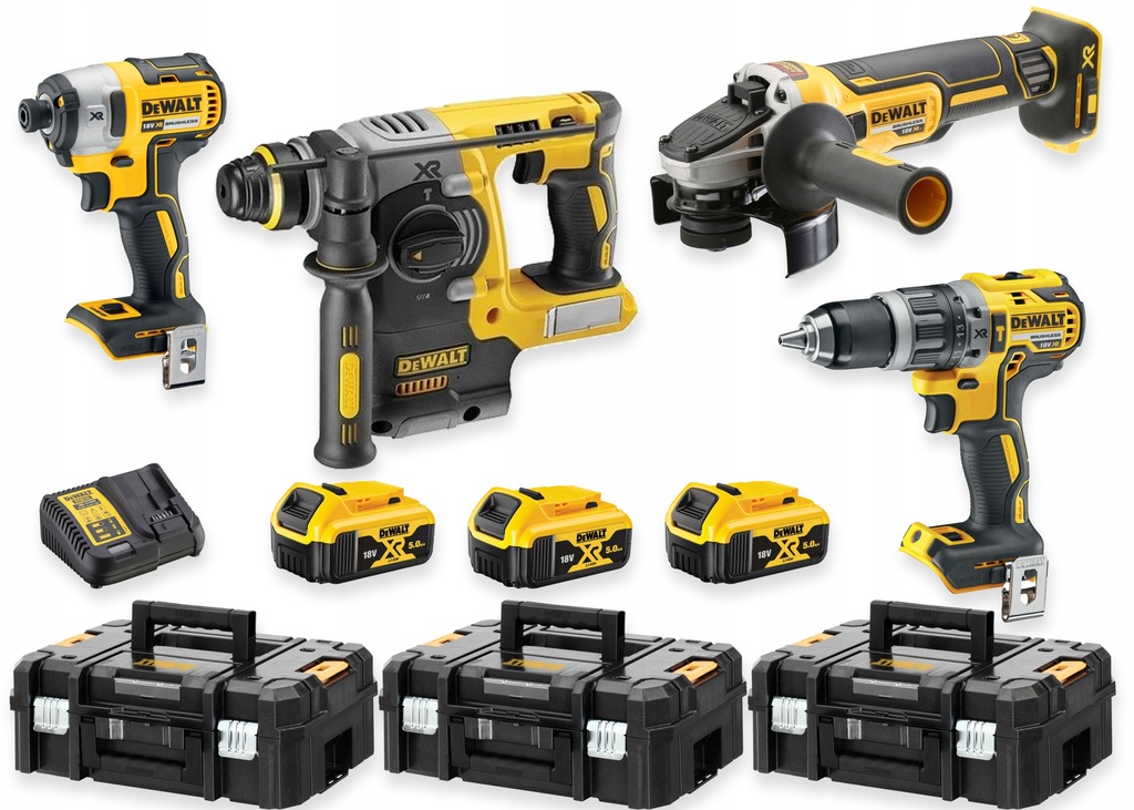 DEWALT ZESTAW COMBO DCD796 DCF887 DCG405 DCH273 - 11563277497 - oficjalne archiwum Allegro