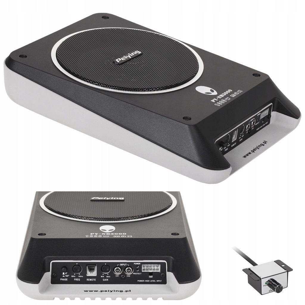PEIYING PY-NB3000 subwoofer aktywny pod fotel - 12505974123 - oficjalne archiwum Allegro