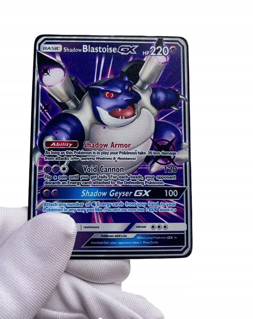 UNIKATOWA KARTA POKEMON - CZARNA KARTA TAG TRID - 12321122815 ...