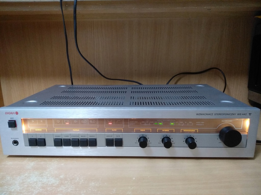 UNITRA DIORA WZMACNIACZ STEREOFONICZNY WS 442. - 13635417670 - oficjalne archiwum Allegro