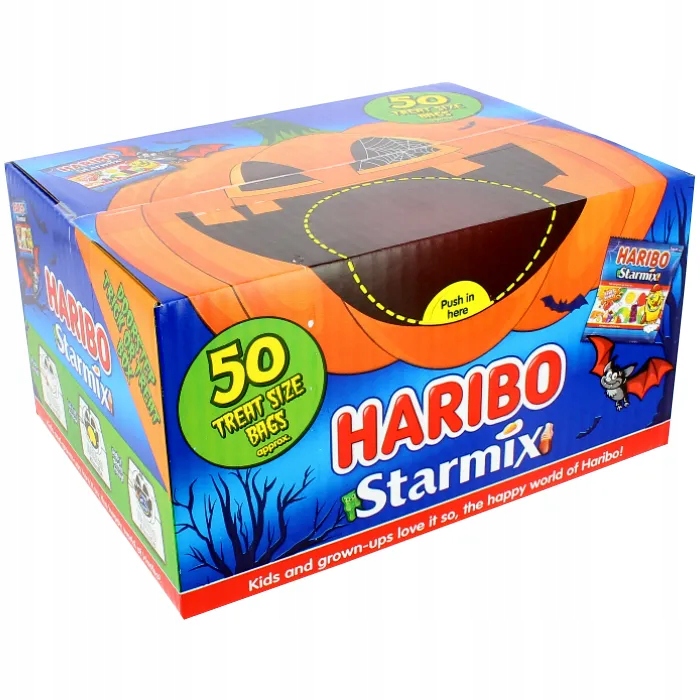 Żelki Haribo Starmix Party Box Halloween Minis Haribo 800 g / 50 ...