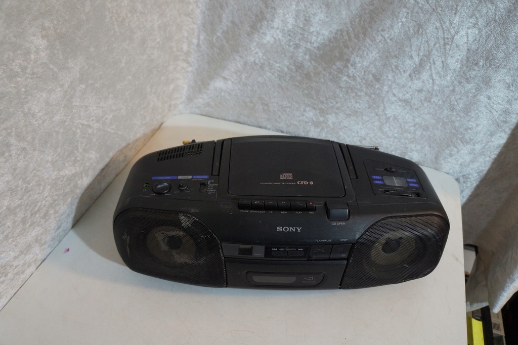 RADIOMAGNETOFON SONY CFD-8 - 10537501408 - oficjalne archiwum Allegro