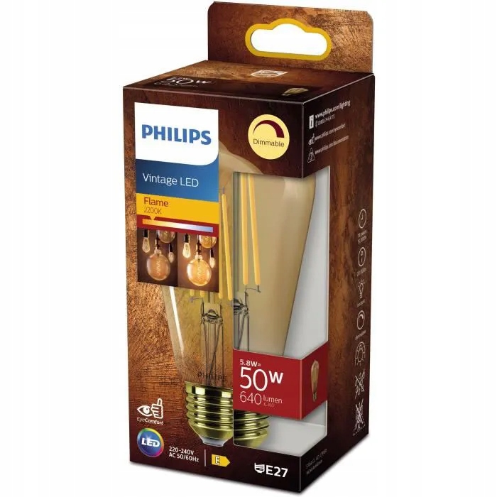 Zarówka LED PHILIPS Edison Vintage Filament E27 - - 12842750061 ... Zarówka LED PHILIPS Edison Vintage Filament E27 - - 12842750061 ...
