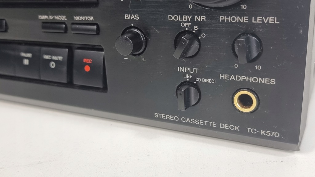 magnetofon SONY Cassette Deck TC K 570 TC-K570 - 12864681014 ...