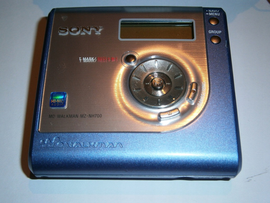 WALKMAN SONY MZ-NH 700 + PILOT ,SLUCHAWKI , ETUI - 12840101090 - oficjalne archiwum Allegro