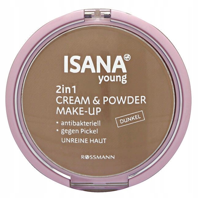 ISANA Young 2in1 krem i puder 2w1 ciemny - 7532032881 - oficjalne ...