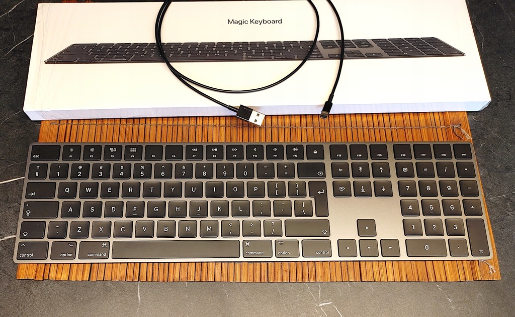 Apple Magic Keyboard Space Gray Pole Numeryczne - 11819631725 ...