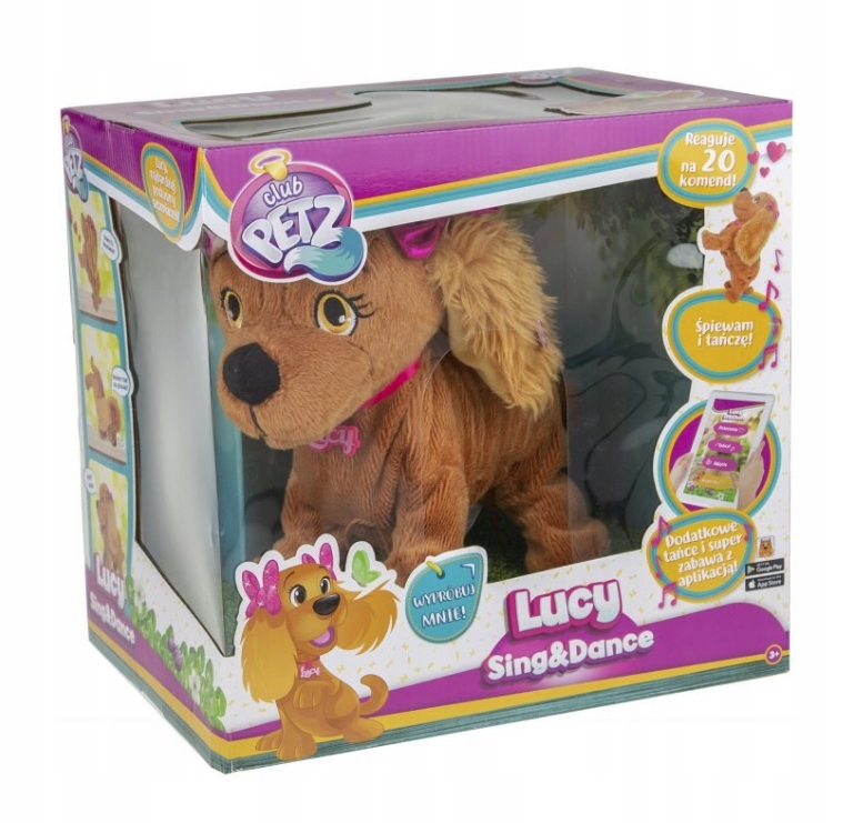 LUCY PIESEK Interaktywny PIES Komendy 20 Tańczy - 12445732958 ...