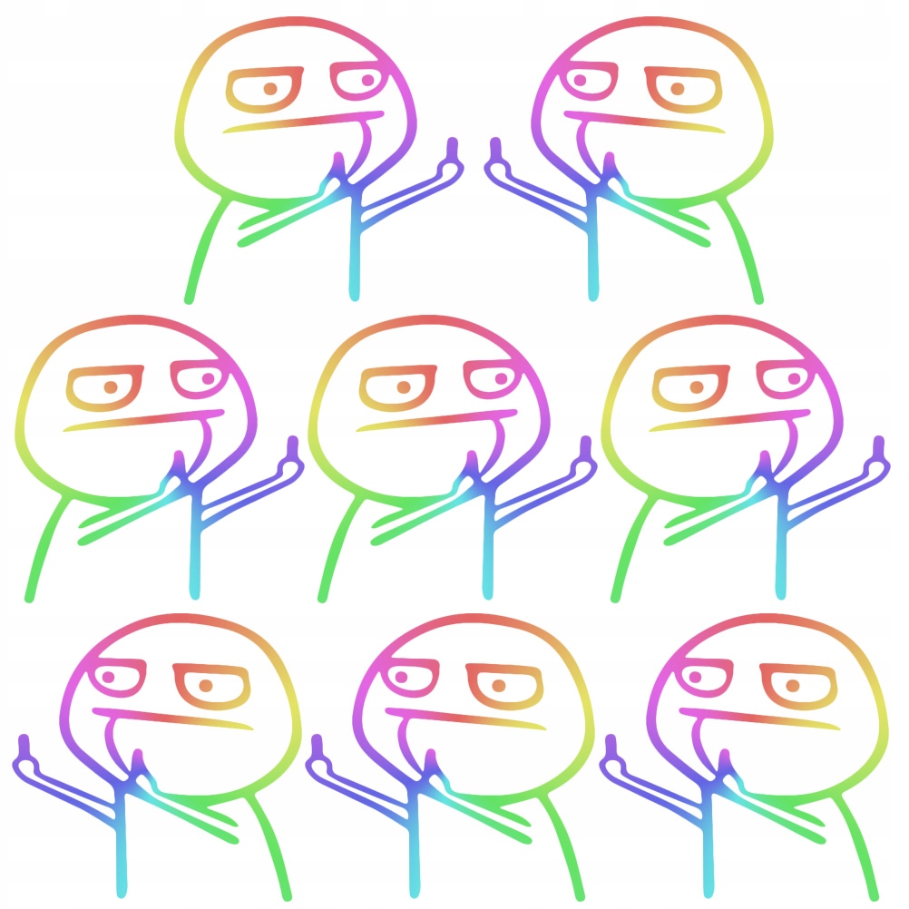 Vertical Middle Finger Car Sticker Window Decal - 14229671236 ...