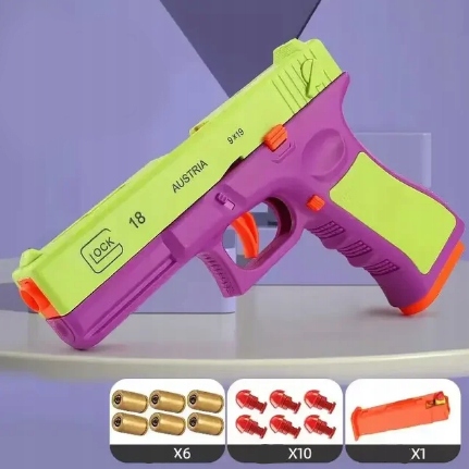 TIKTOK FIDGET TOY PISTOLET GLOCK-19 REPLIKA REALISTYCZNY RELAKS stress ...