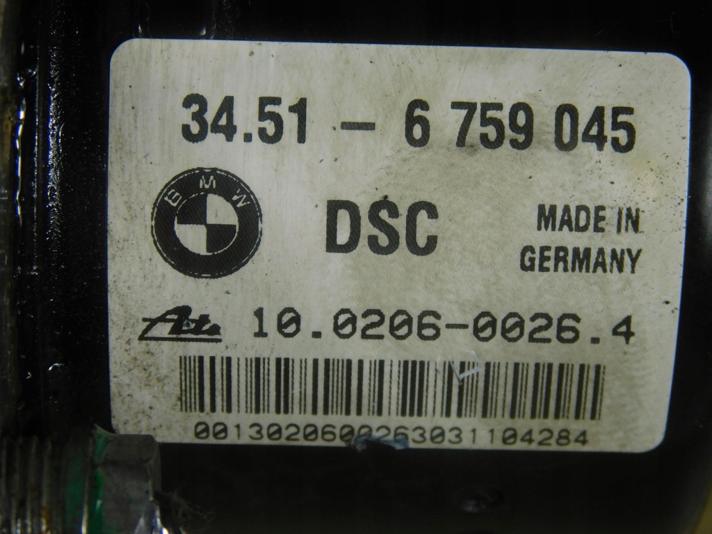 Купить НАСОС КОНТРОЛЛЕРА АБС BMW E46 6759045 ОРИГИНАЛ: отзывы, фото и ...