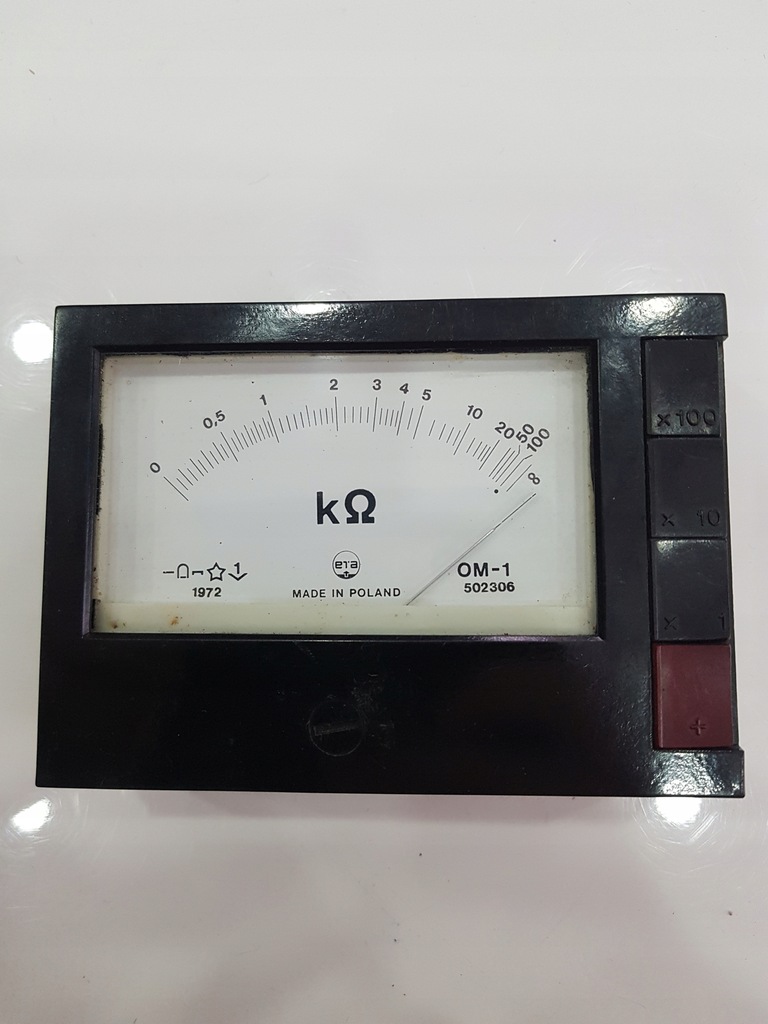 Miernik omomierz typ OM-1 - 8995072758 - oficjalne archiwum Allegro