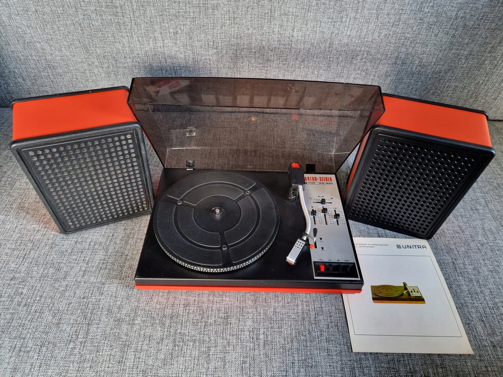 Gramofon Artur WG 900 Unitra plus Głośniki SPRAWNY - 13873074161 ...