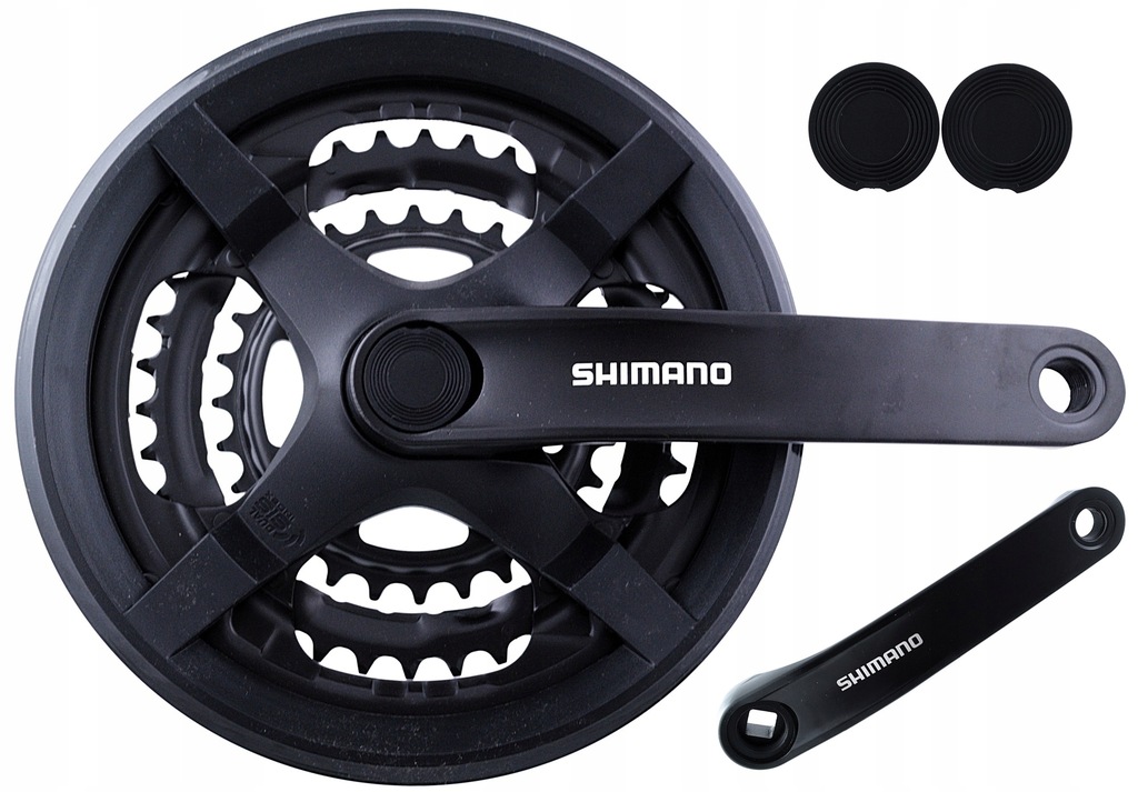 SHIMANO TY301 48/38/28 Mechanizm korbowy TREKKING - 8314404713 ...