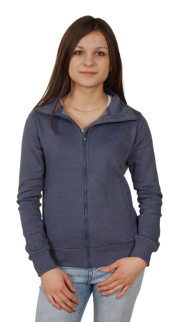 4F BLUZA damska DRESOWA rozpinana L18 BLD003 M - 7233836157 - oficjalne archiwum Allegro