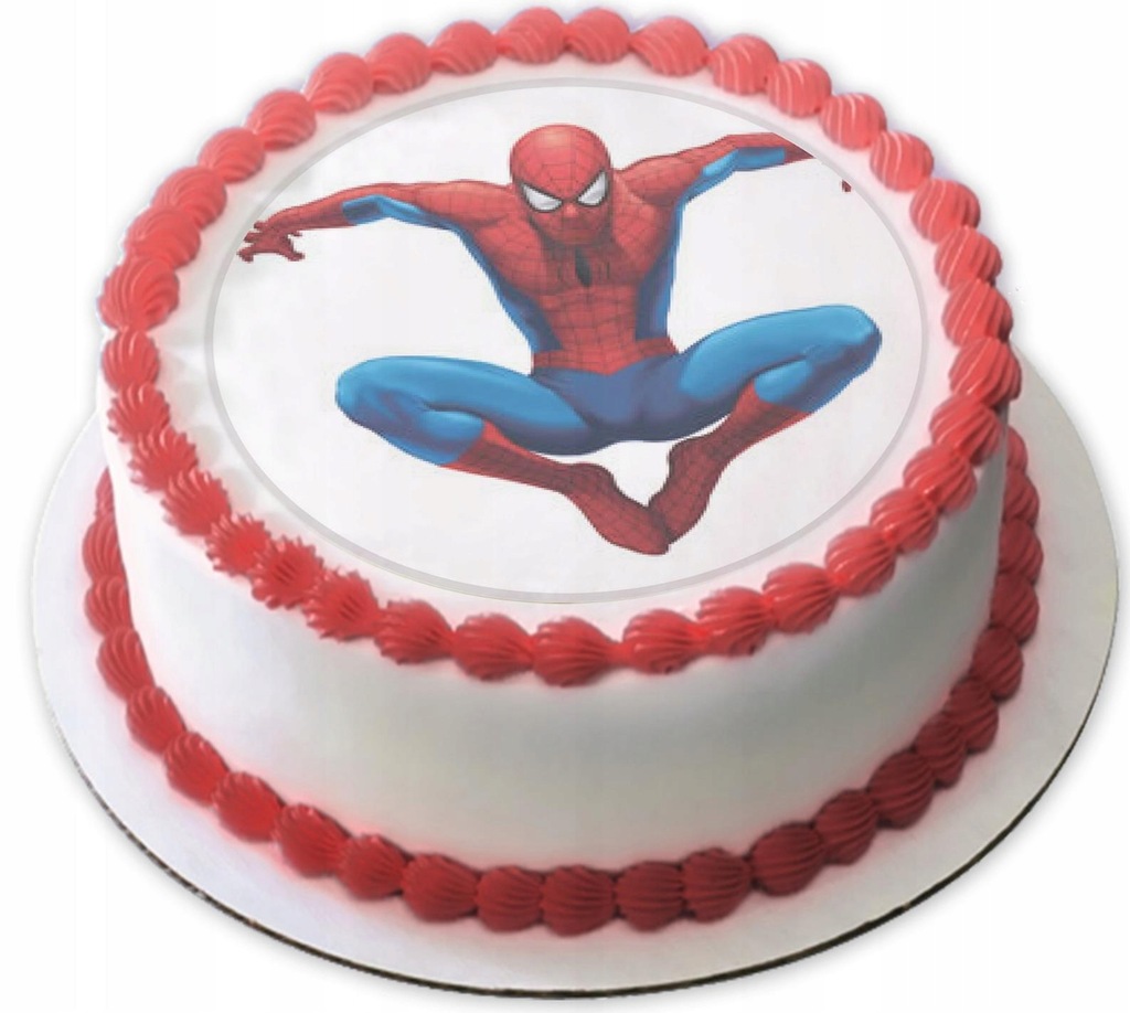 OPŁATEK NA TORT SPIDER MAN SKACZE 20CM+NAPIS - 11601680094 - oficjalne ...