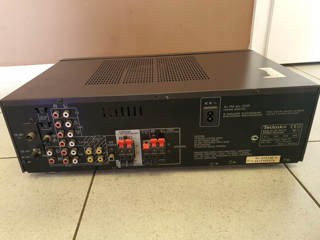 Amplituner Technics SA-EX310 5.1 - 12508823552 - oficjalne archiwum Allegro