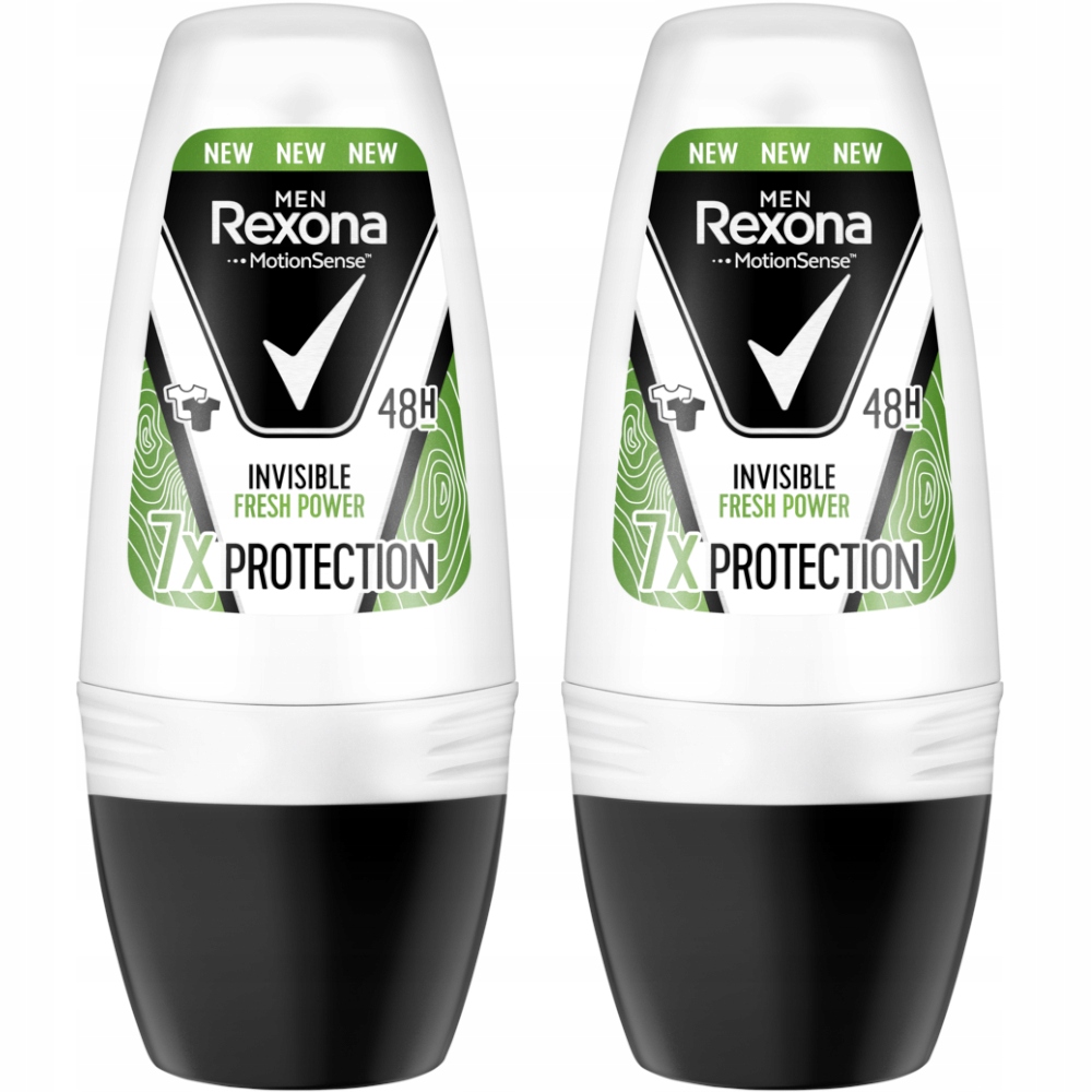 Rexona Men Fresh Power antyperspirant kulka 2x50ml - 10877928189 ...