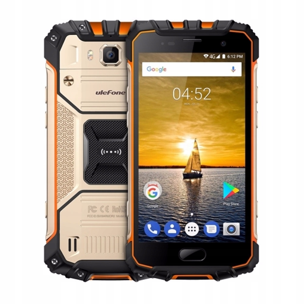 Telefon Ulefone Armor 2 IP68 6/64GB A7.0 NFC Złoty - 7471525146 ...