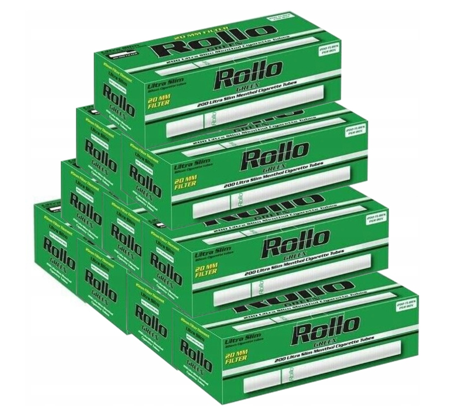 GILZY GREEN ULTRA SLIM MIĘTOWE ROLLO 6,5 MM 2000x - 12698538358 ...