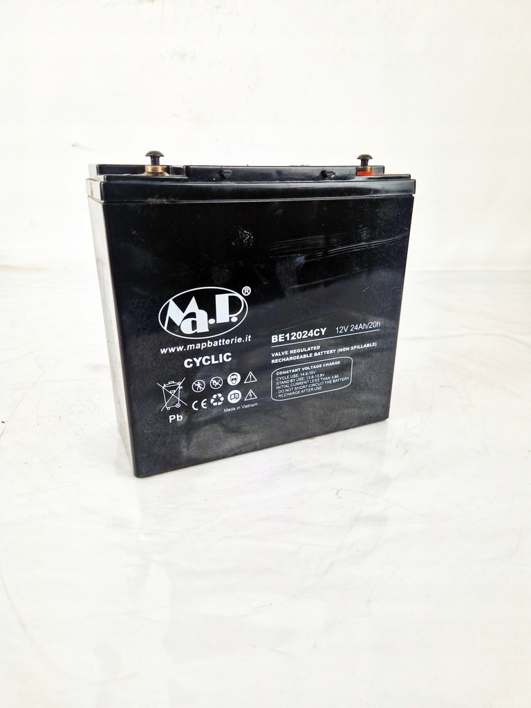 Akumulator Duży motocyklowy quad kosiarka 12V 24Ah/20h - 14562809818 ...