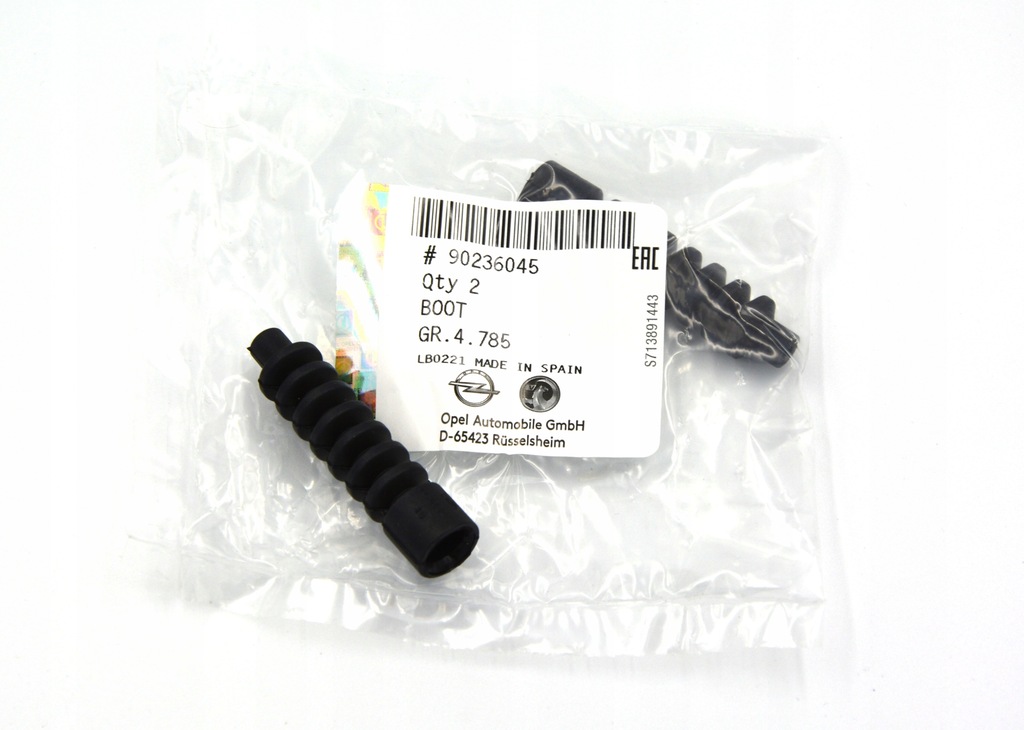 OSŁONKA LINKI HAMULCA RĘCZNEGO OPEL 90236045 - 10662607176 - oficjalne ...