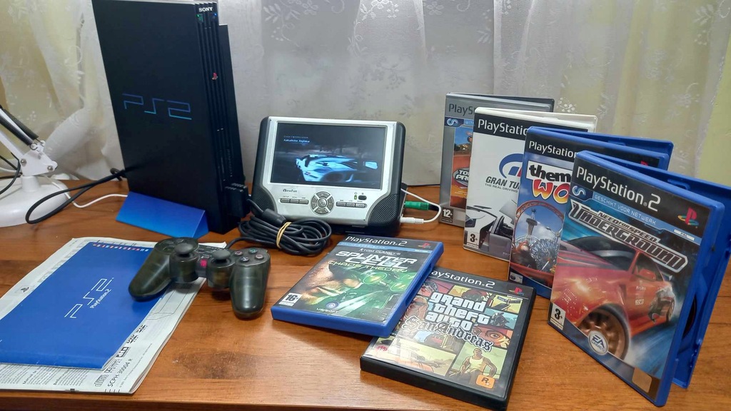Ps2 SCPH-30004 Monitor. Zestaw z grami. Plomba - 14113385948 ...