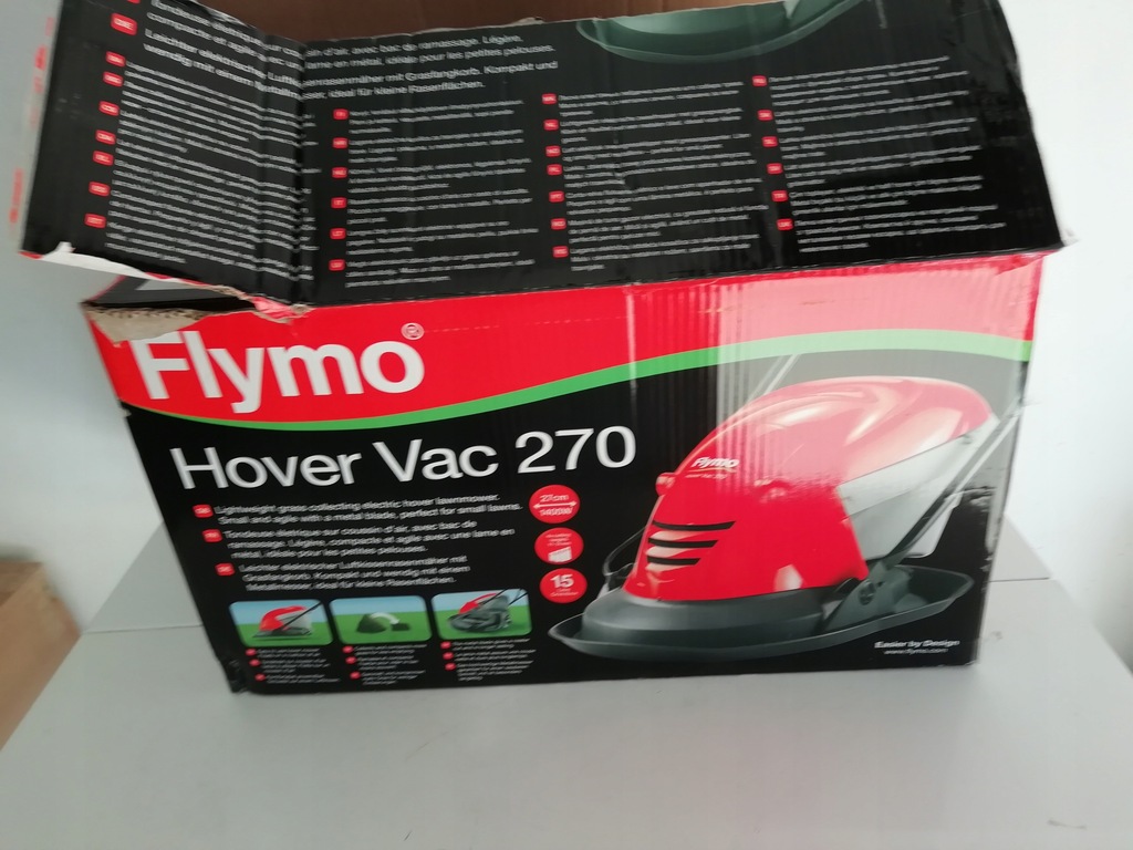 Kosiarka poduszkowa FLYMO Hover Vac 270 Husqvarna - 12321784166 ...