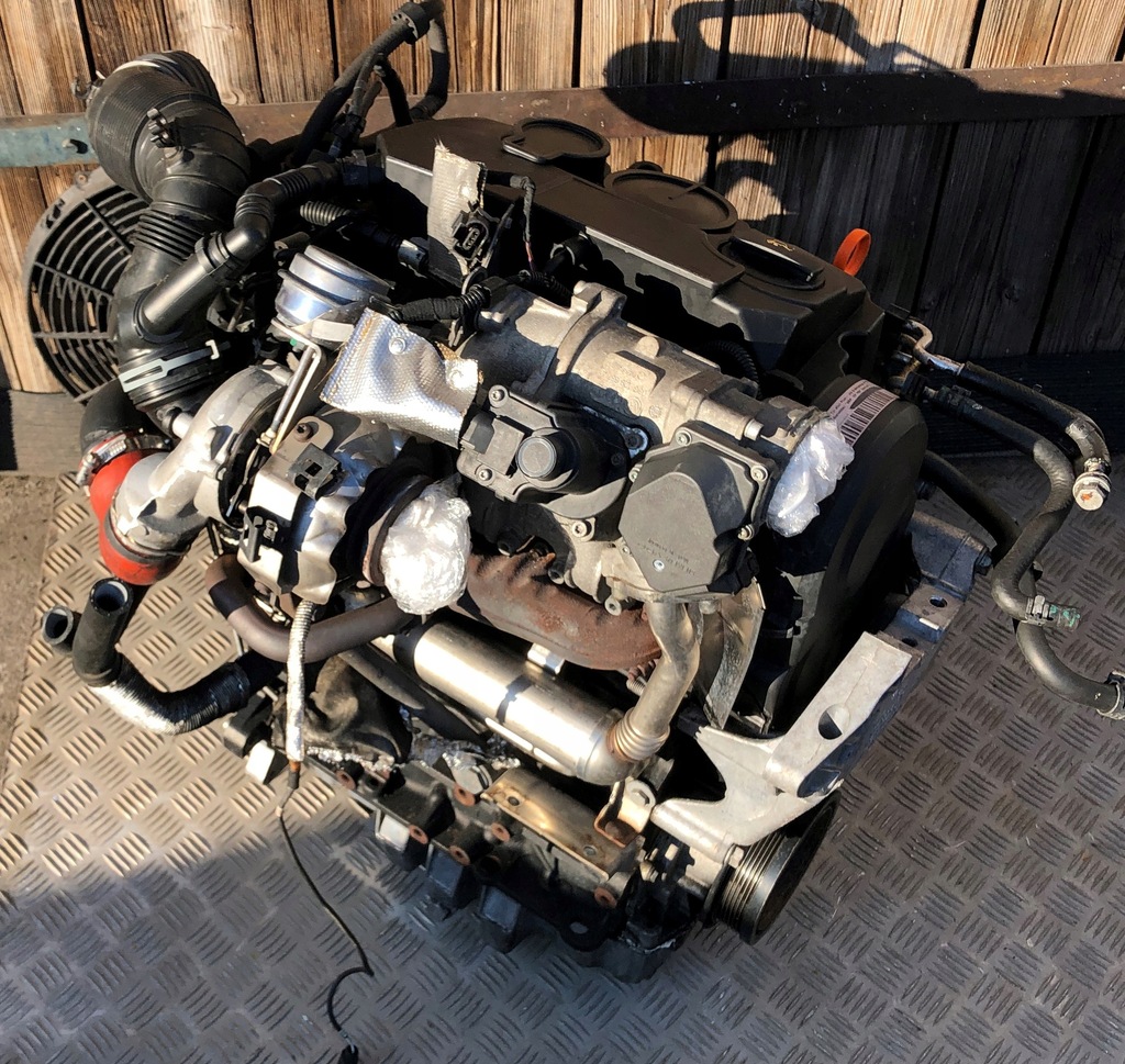 SILNIK BMP VW PASSAT B6 SKODA 2.0 TDI KOMPLETNY - 11372240722 ...