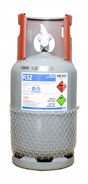 Czynnik chłodniczy R32 9kg + Butla ACS Instalacje - 13736349653 - oficjalne archiwum Allegro