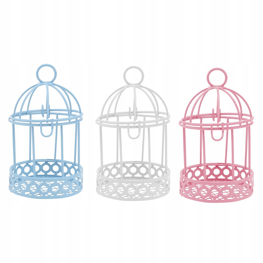 Birdcage Flower Case Mini Ornament Shelf 3 PCS - 14297273264 ...