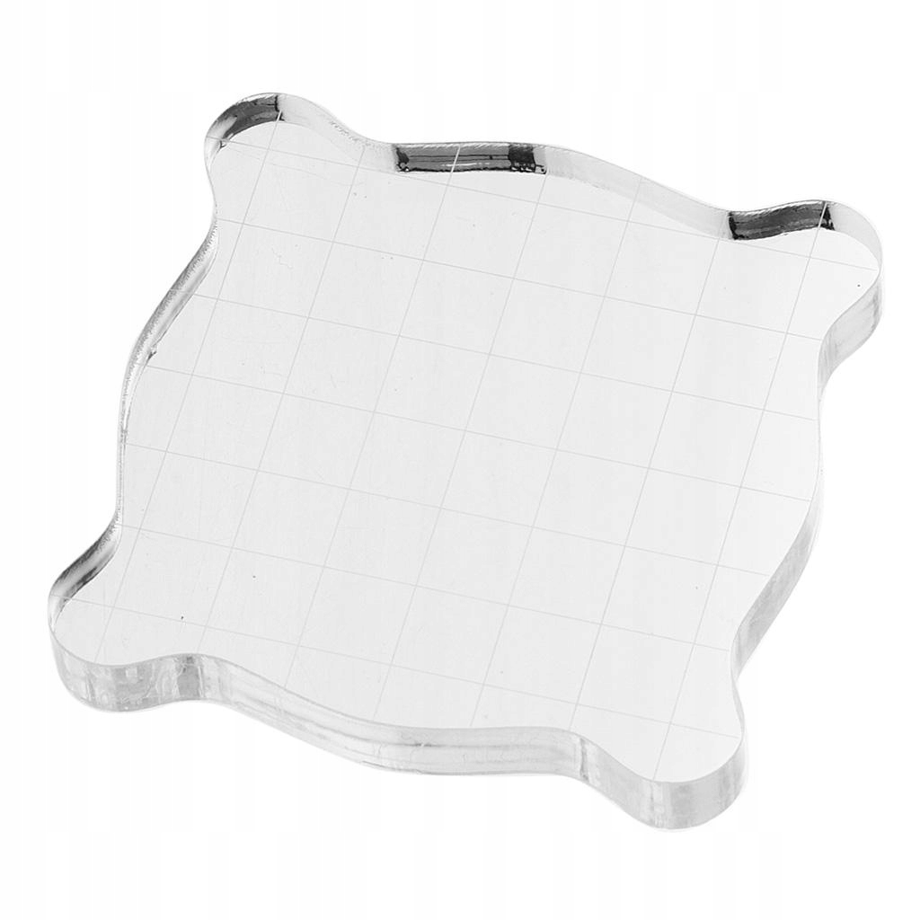 Clear Acrylic Block Grid Stamping Block for Card - 12930988589 ...
