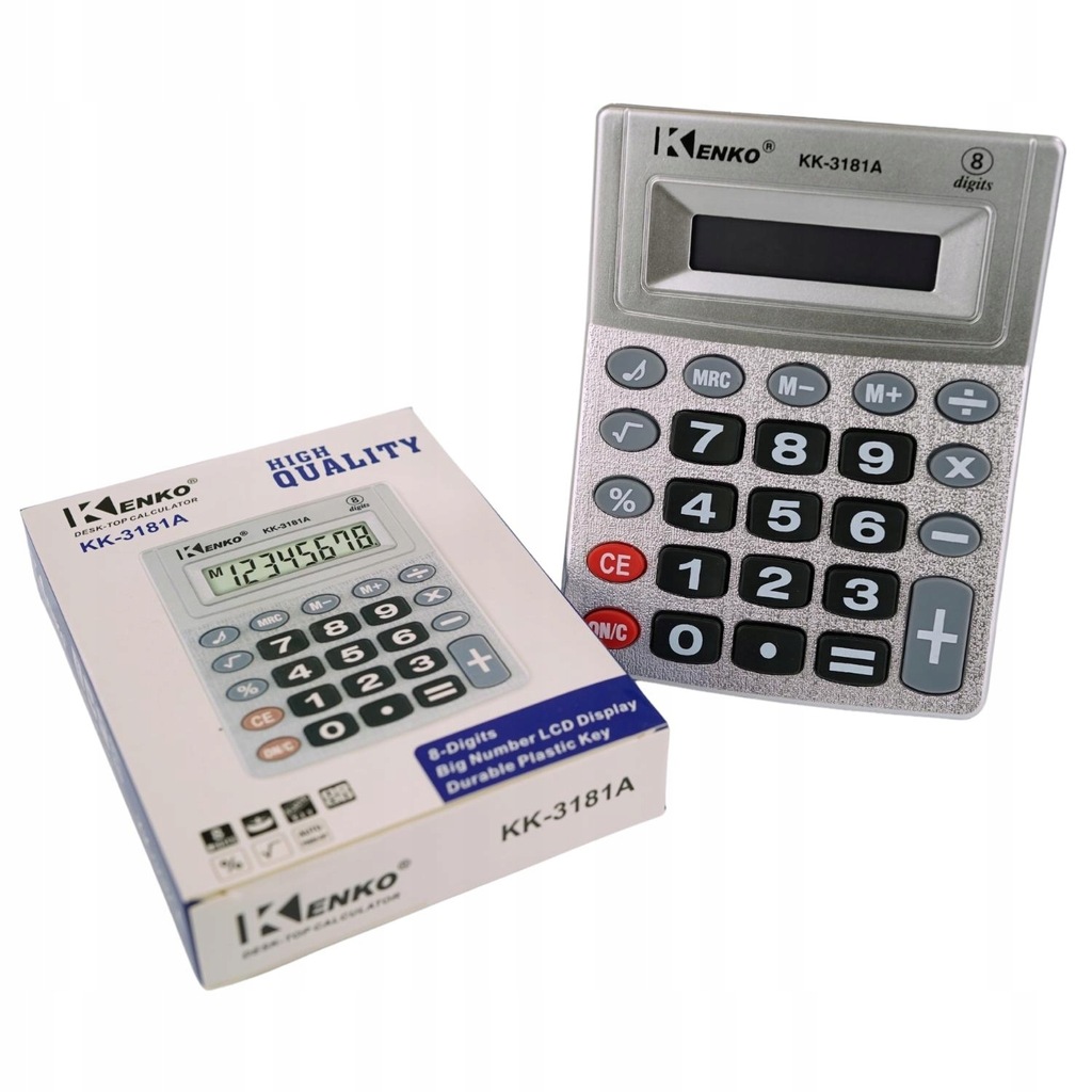 KALKULATOR BIUROWY SZKOLNY PROSTY MATURA - 12432154556 - oficjalne ...