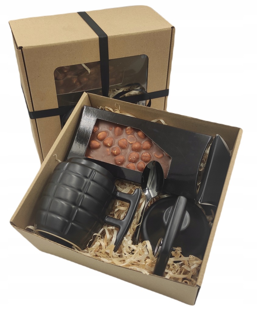 ZESTAW PREZENTOWY KOSZ PREZENT KUBEK GRANAT MILITARNY DLA WOJSKOWEGO ...