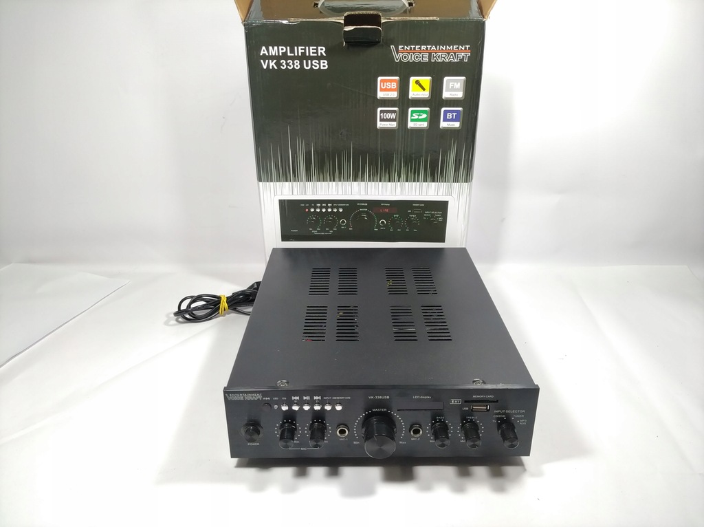 Wzmacniacz Voice Kraft VK-338 - 12763414091 - oficjalne archiwum Allegro