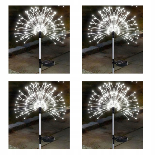 4SZT LAMPA SOLARNA OGRODOWA Dmuchawiec 120 ledów - 12242078910 - oficjalne archiwum Allegro