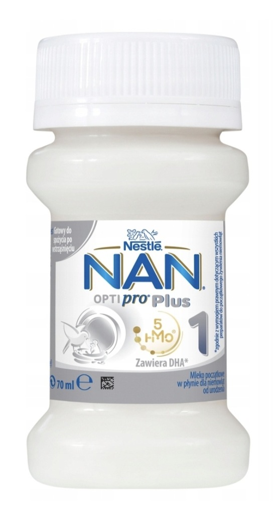 NAN OPTIpro plus, opti pro plus 1 gotowe mleko w płynie 70ml - 15657541307 - oficjalne archiwum ...